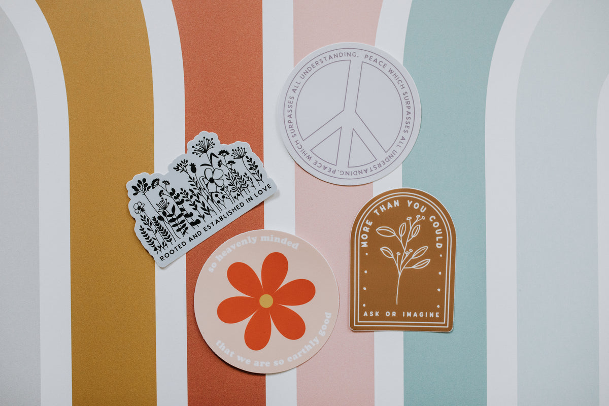HEAVENLY MINDED, EARTHLY GOOD STICKER – Goods and Better