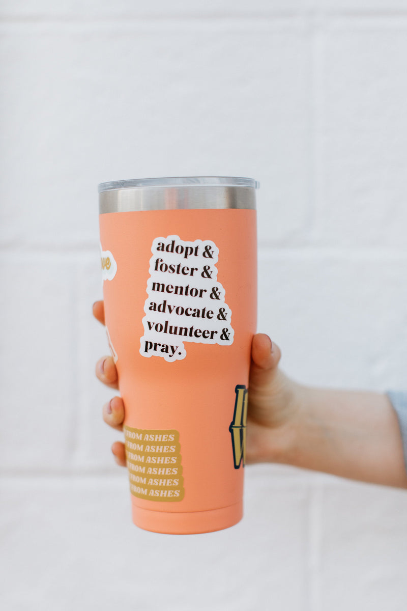 ADOPT AND FOSTER STICKER – Goods and Better